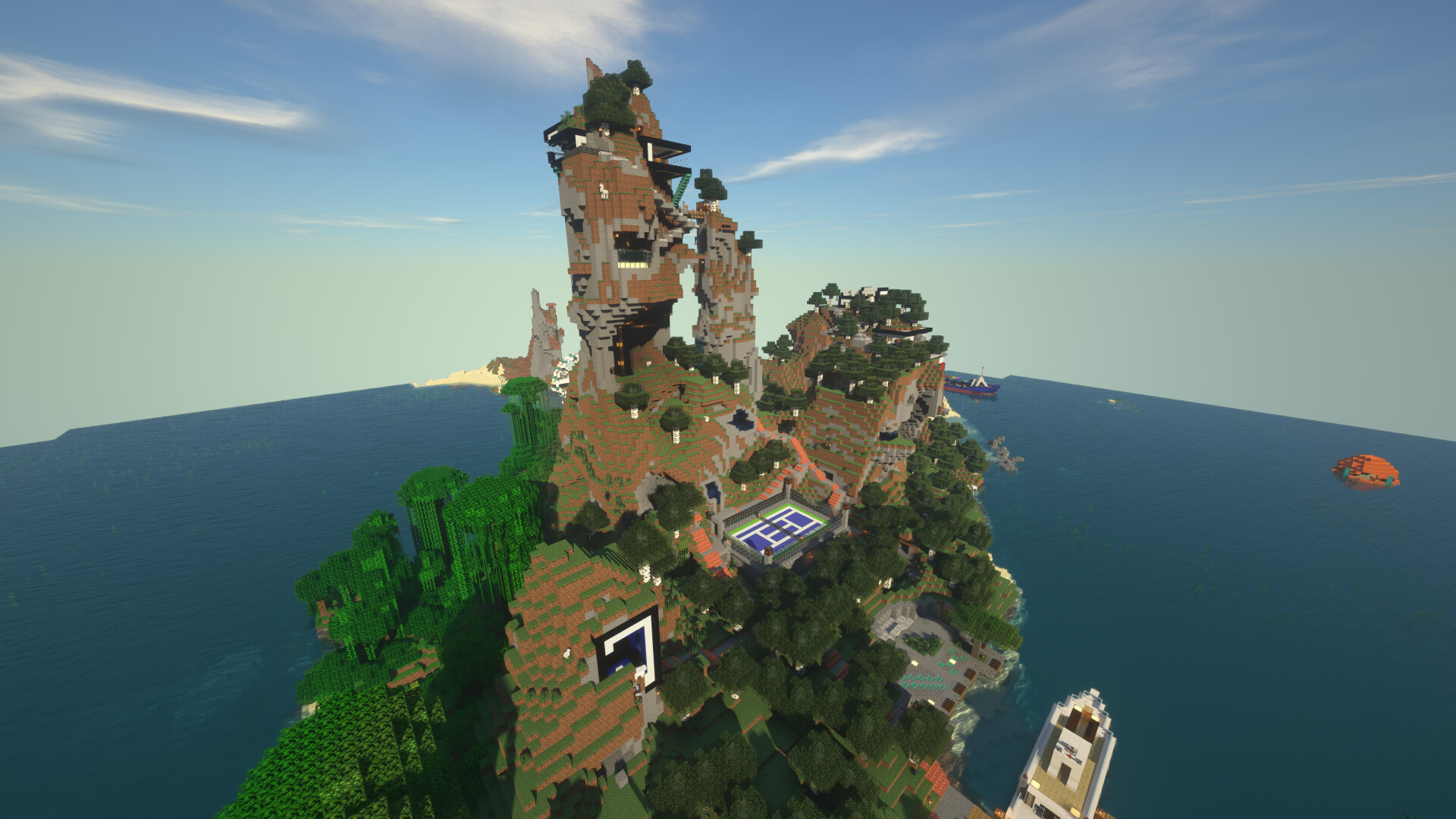 Island resort Minecraft Map