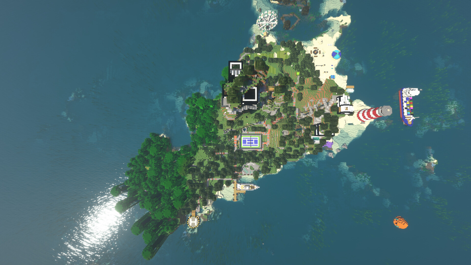 Island resort Minecraft Map