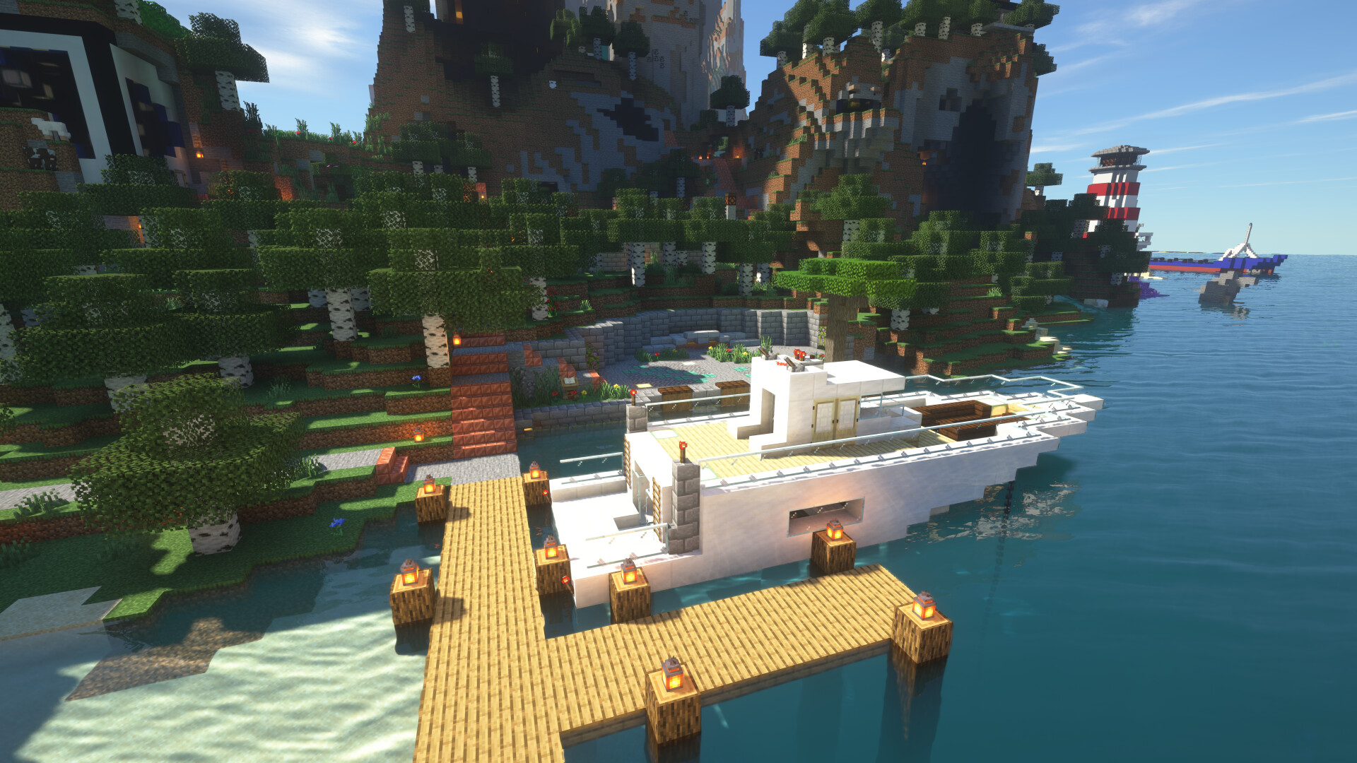 Island resort Minecraft Map