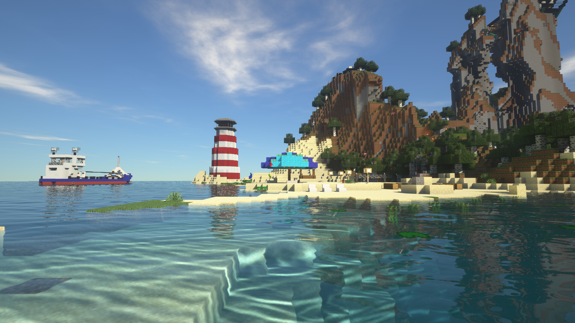 Island resort Minecraft Map