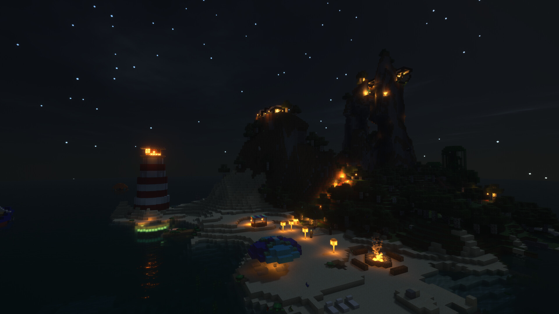 Island resort Minecraft Map