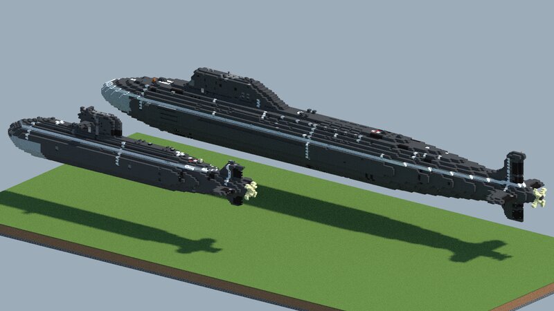 Lada class Submarine [Russian navy] Minecraft Map