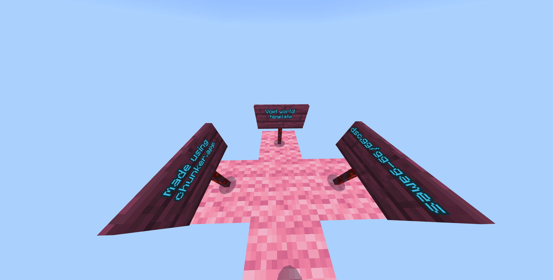 Void World - Map Template Minecraft Map