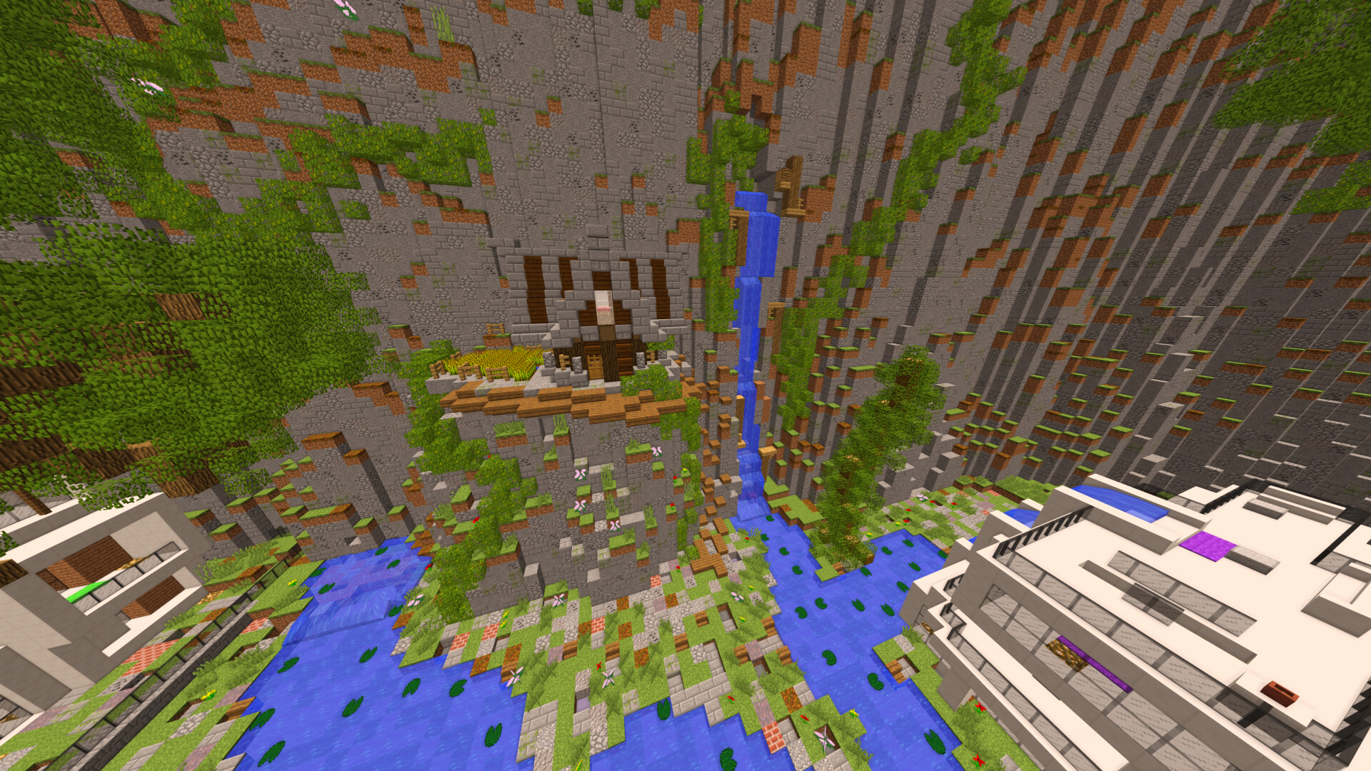 🏗️FUTURISTIC SPAWN Minecraft Map