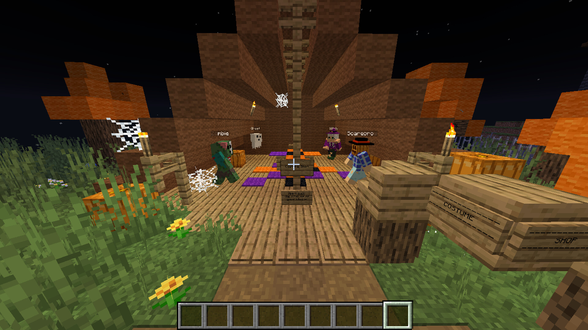 HALLOWEEN THEME PARK! - Minecraft Map 1.19 Minecraft Map