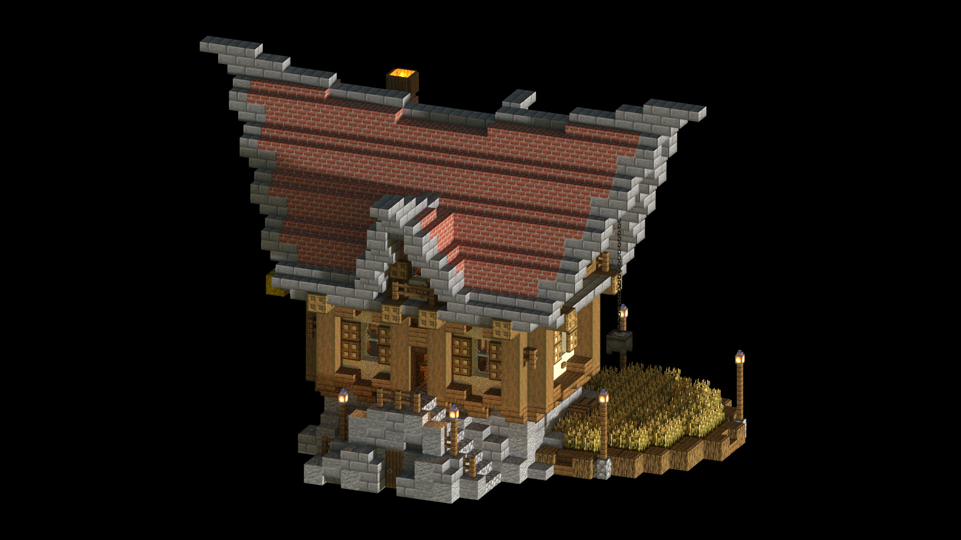 Medieval Farm house Minecraft Map