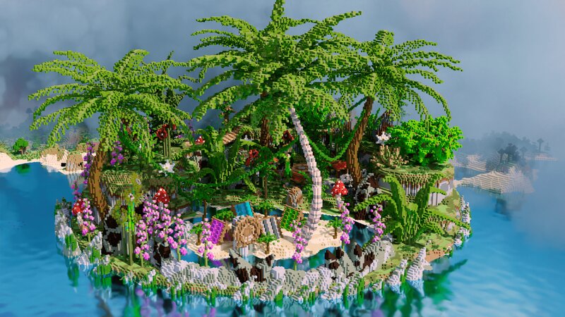 Tropical Spawn Minecraft Map