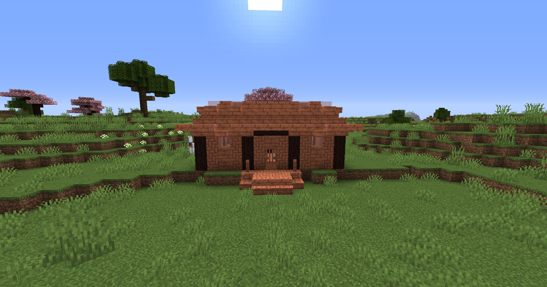 Cherry tree atrium (modded) Minecraft Map