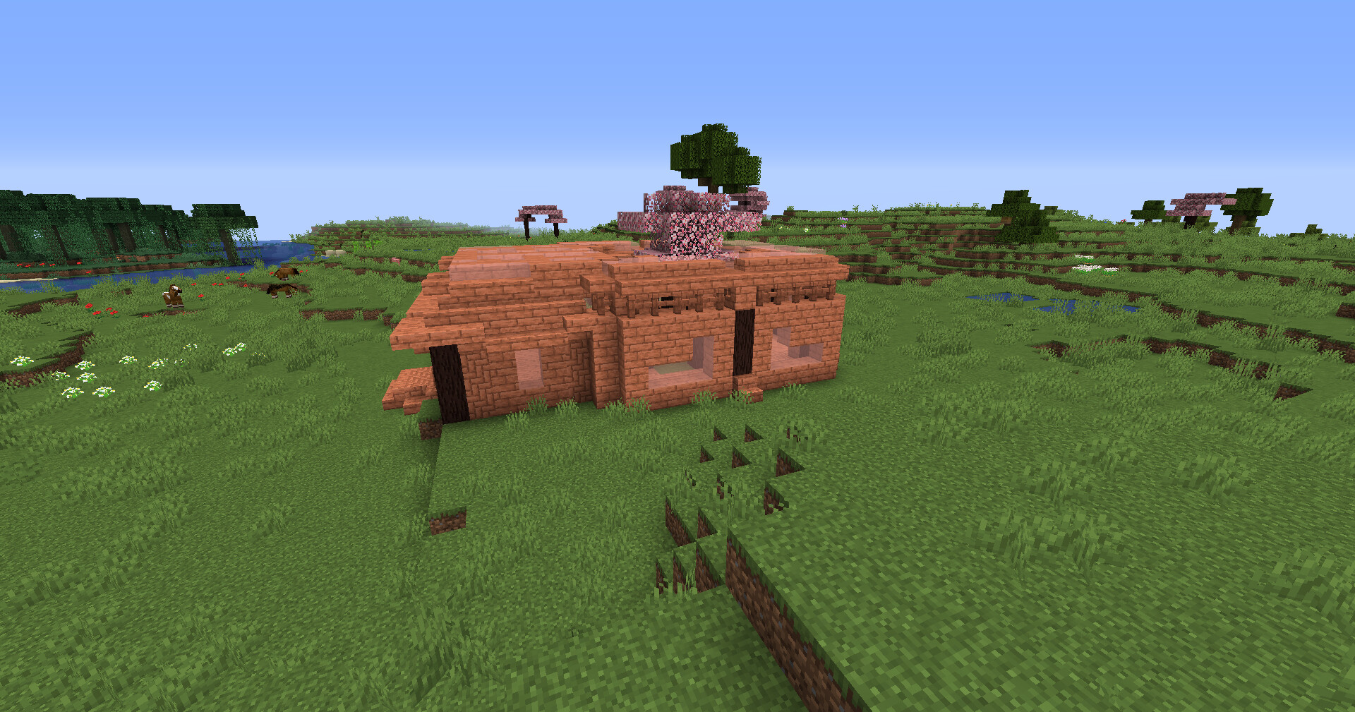 Cherry tree atrium (modded) Minecraft Map