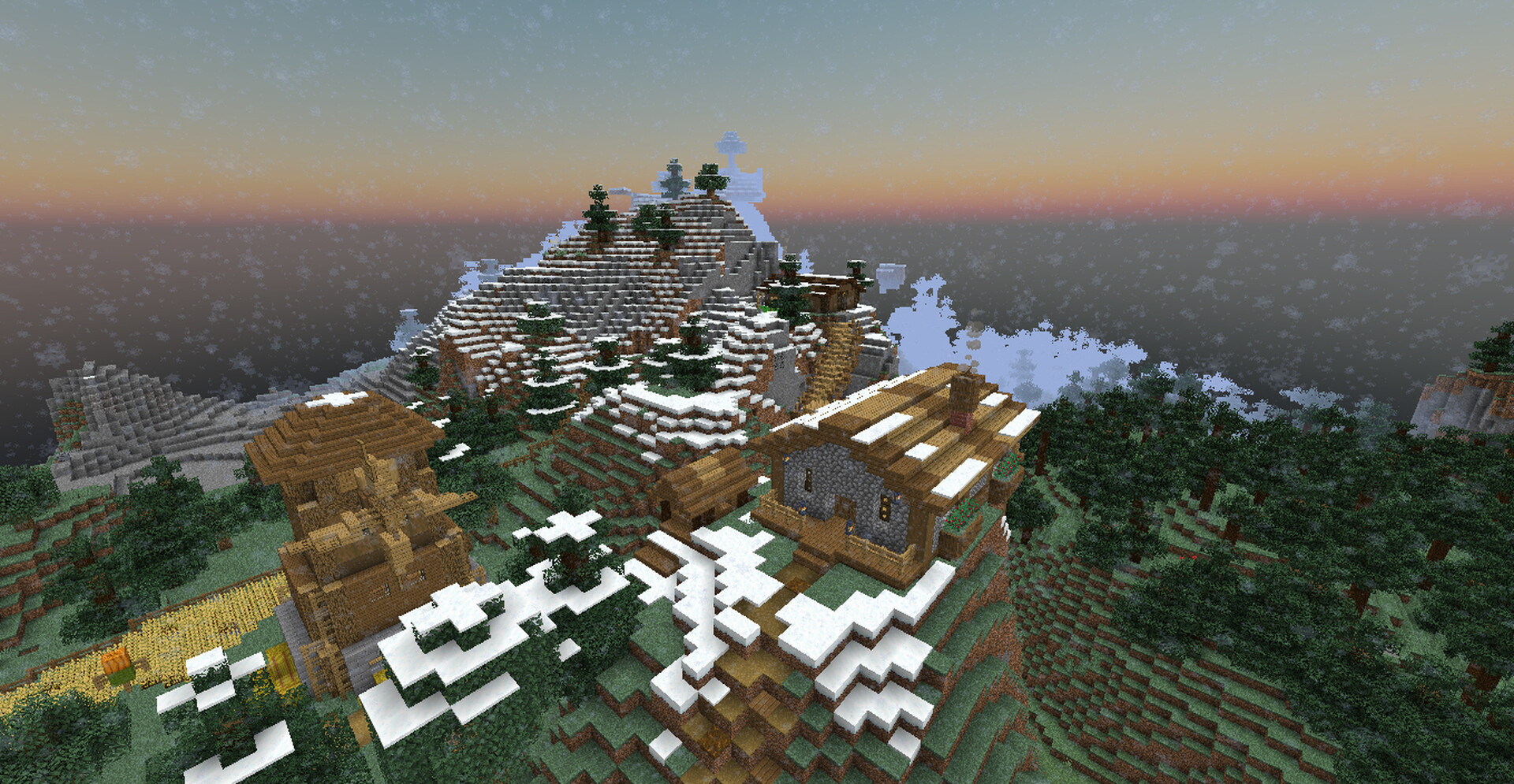 Escondite en las montañas Minecraft Map