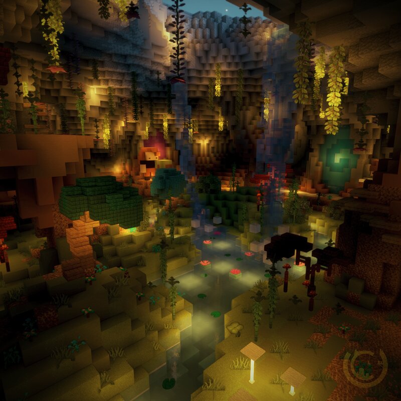 Cave Hub | 1.17 - 1.18 Minecraft Map