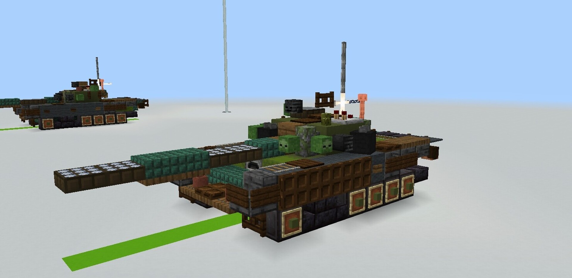 Minecraft T-72B Main Battle Tank (1.5:1 Scale) Minecraft Map