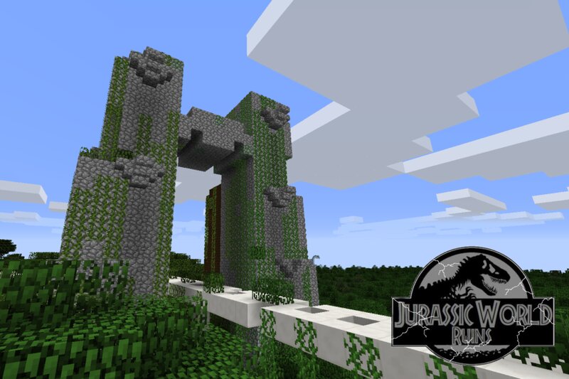 Jurassic World Ruins Minecraft Map