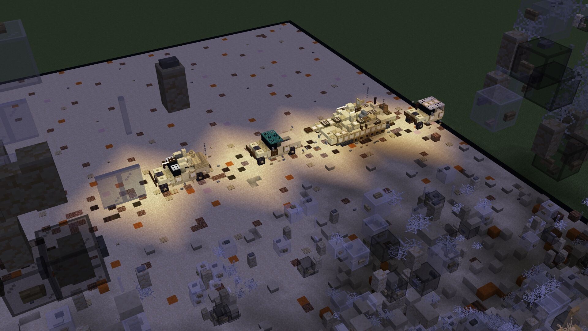Sandstorm Diorama 1.5:1 Minecraft Map
