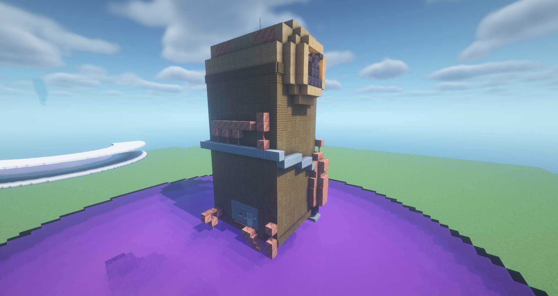 [16x16] Fantasy Futuristic Machine House (with schematic/litematic ...