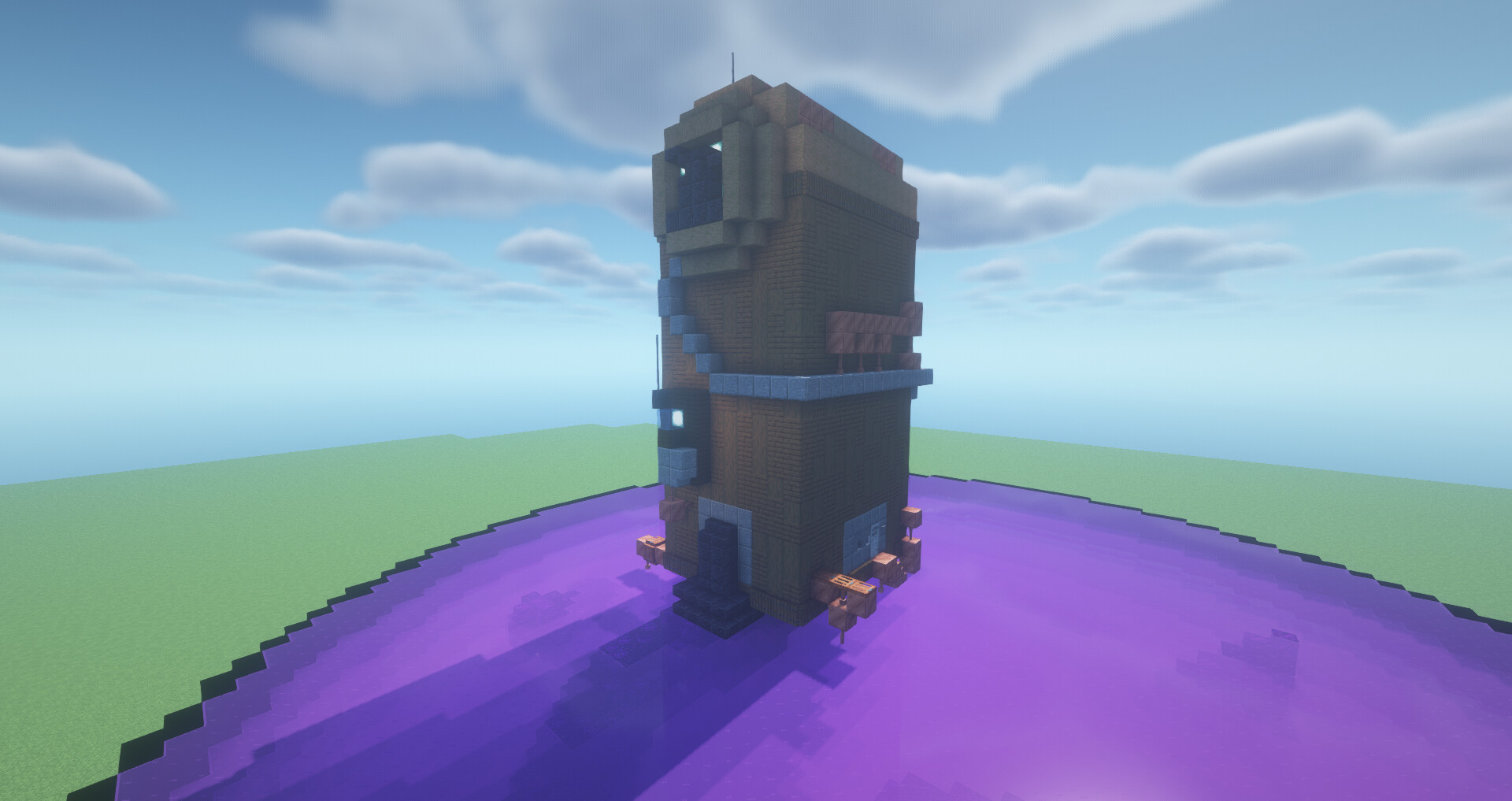 [16x16] Fantasy Futuristic Machine House (with schematic/litematic ...