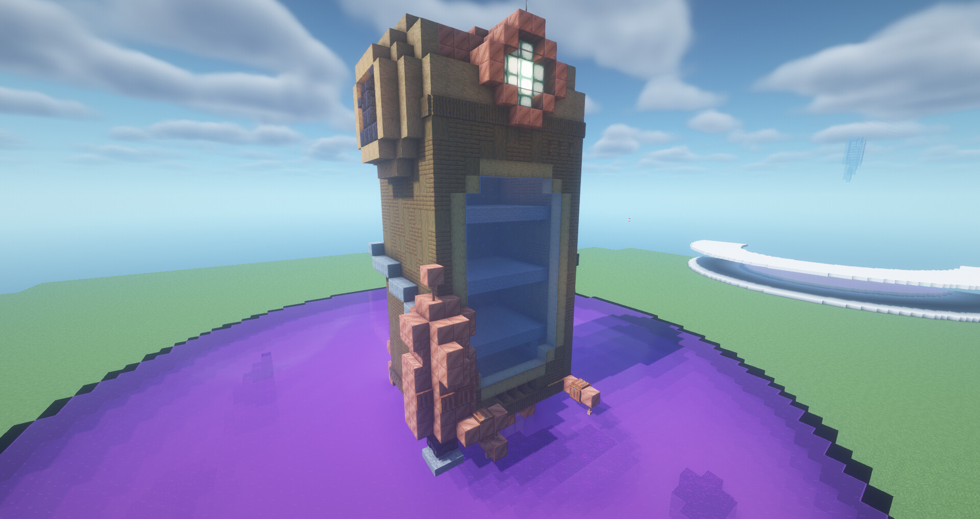 [16x16] Fantasy Futuristic Machine House (with schematic/litematic ...