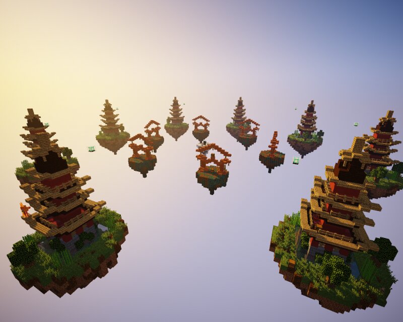 Skywars Map - Japanese Style Minecraft Map