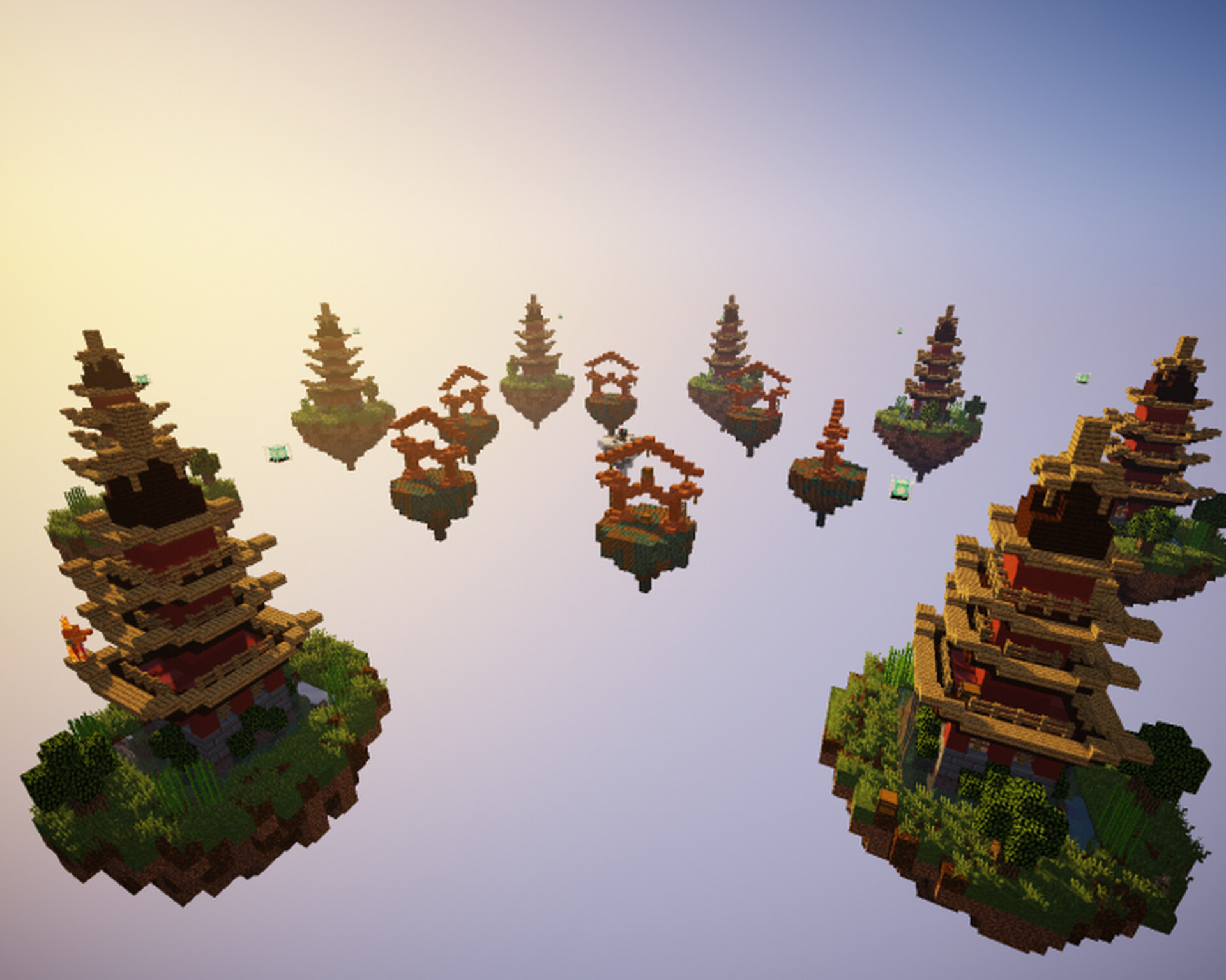 Skywars Map - Japanese Style Minecraft Map