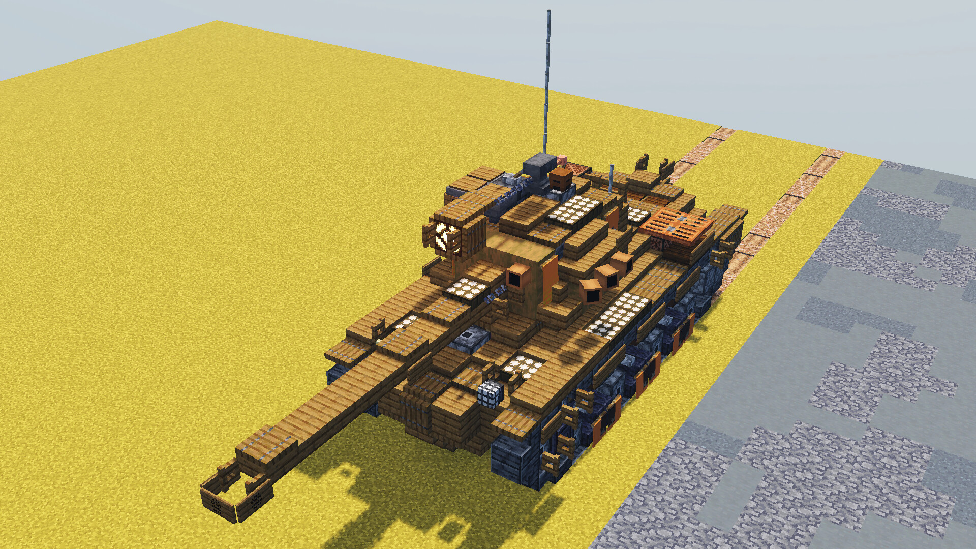 1985 - M48 patton Bundeswher ( scale 2:1 ) Minecraft Map