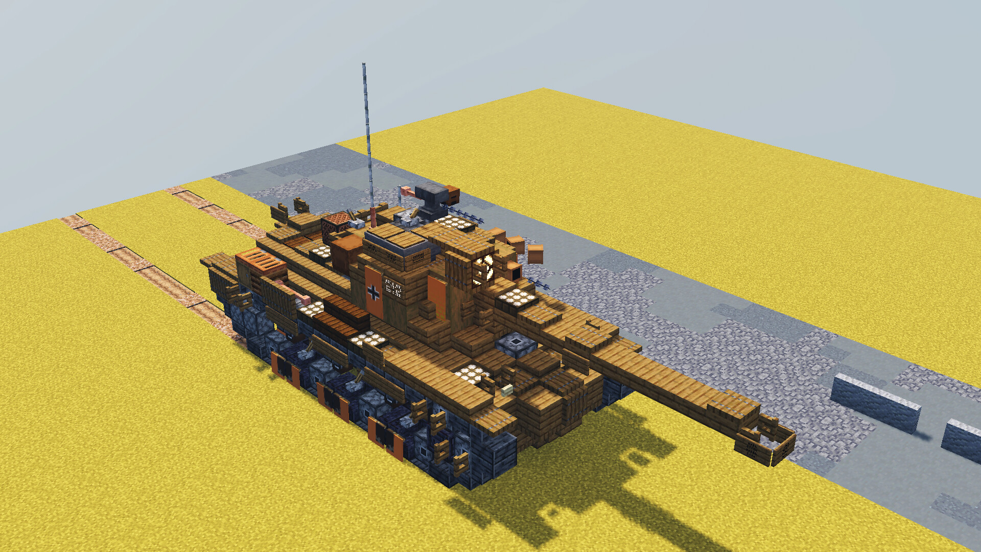 1985 - M48 patton Bundeswher ( scale 2:1 ) Minecraft Map