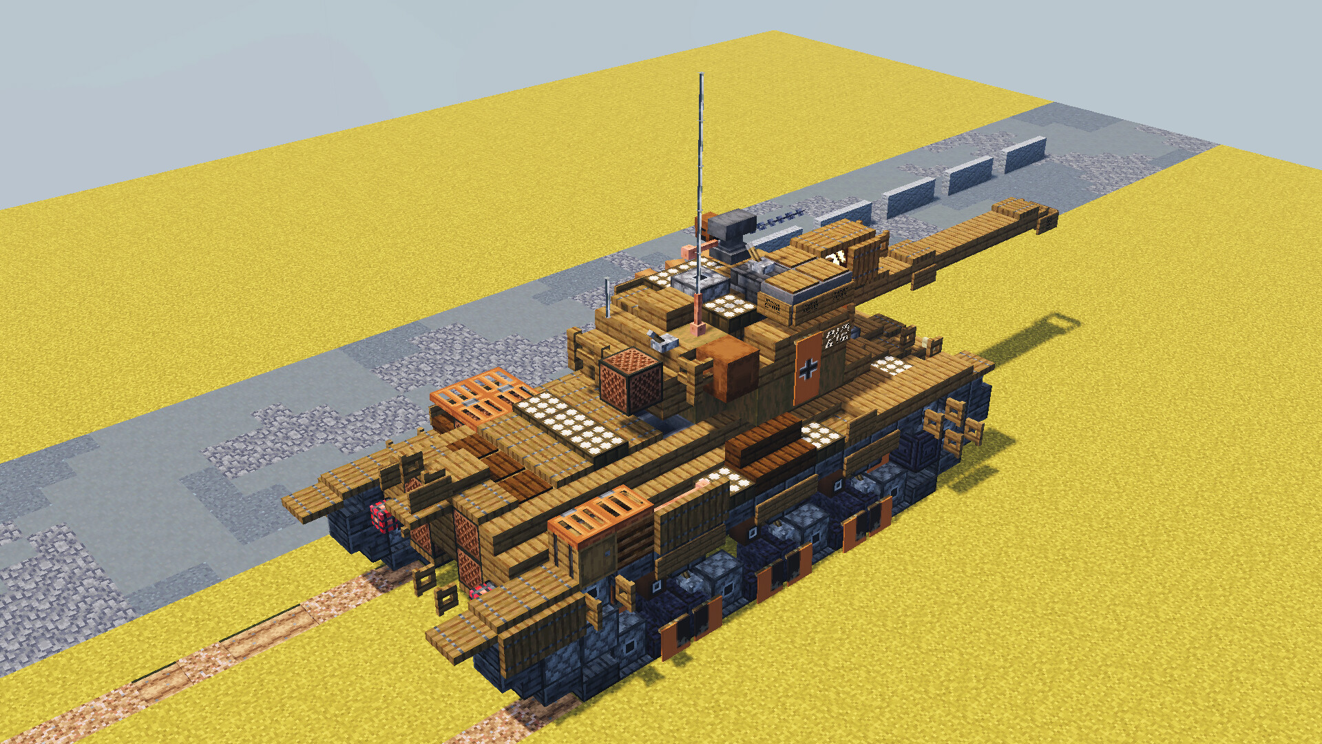 1985 - M48 patton Bundeswher ( scale 2:1 ) Minecraft Map