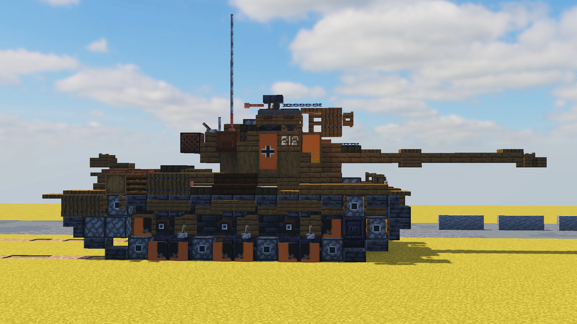 1985 - M48 patton Bundeswher ( scale 2:1 ) Minecraft Map