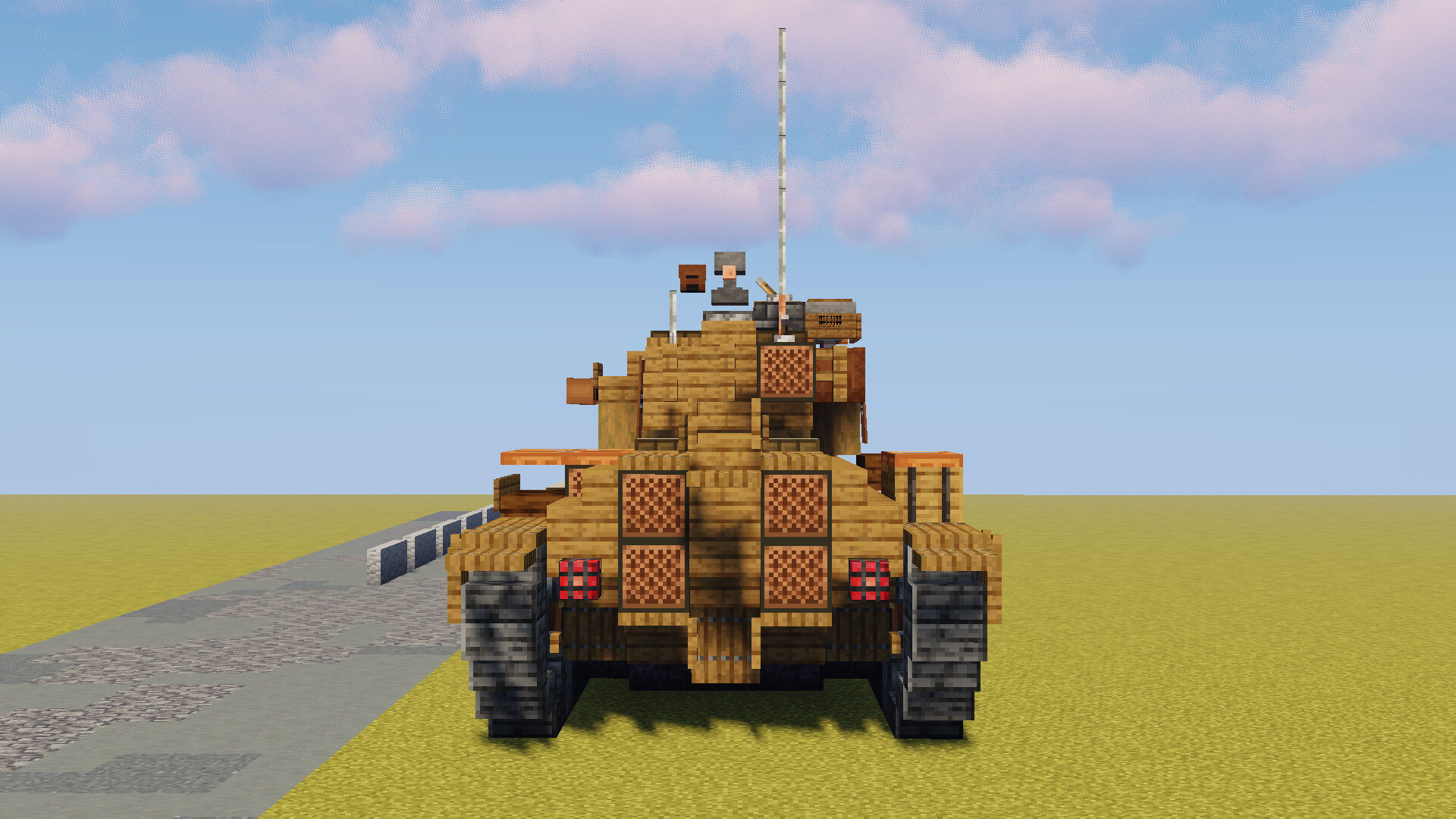 1985 - M48 patton Bundeswher ( scale 2:1 ) Minecraft Map