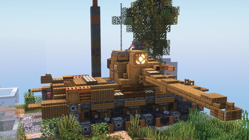 1985 - M48 patton Bundeswher ( scale 2:1 ) Minecraft Map