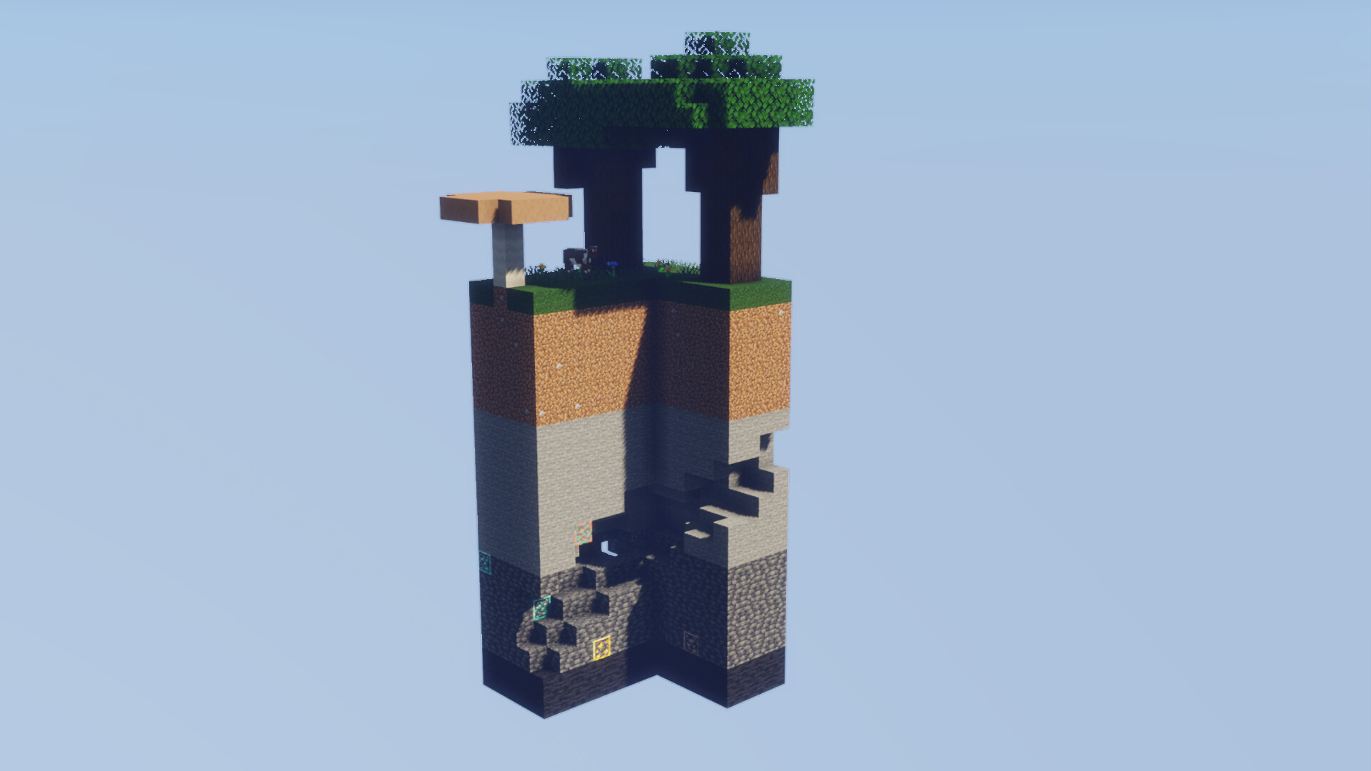 Sky Block Minecraft Map