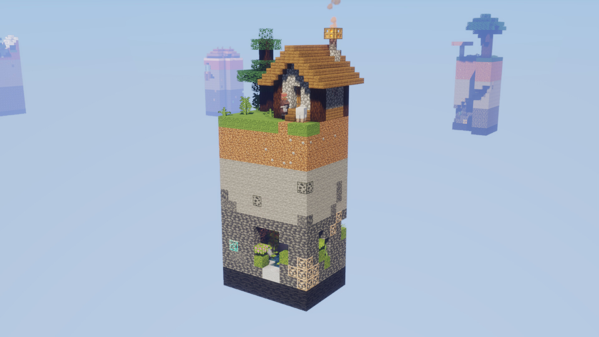 Sky Block Minecraft Map