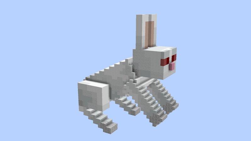 Rabbit Mob Statues Minecraft Map