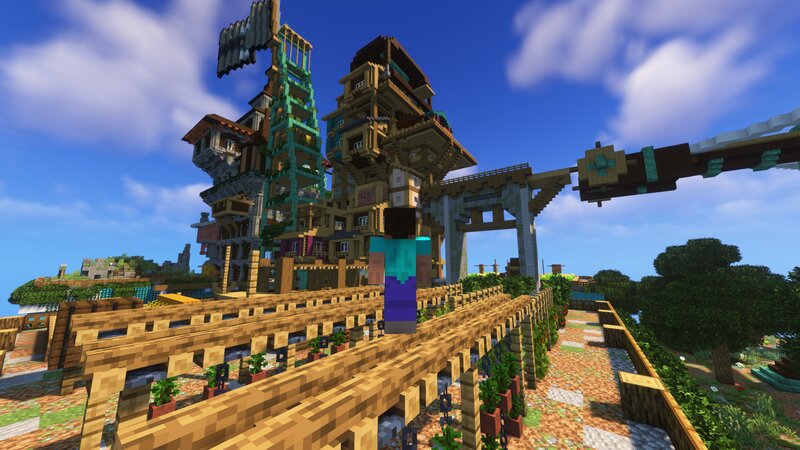 [map DL]Giant Ravager and outpost Minecraft Map