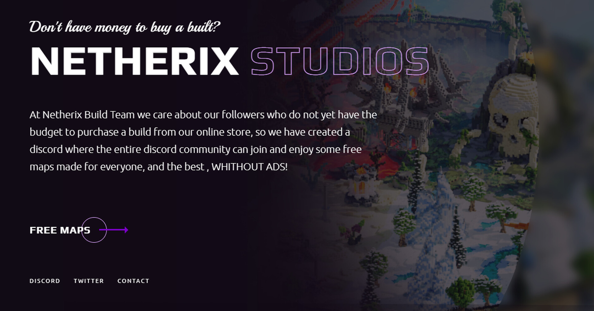 🟣ENDER DRAGON ARENA PVP [END THEME]🟣 Minecraft Map