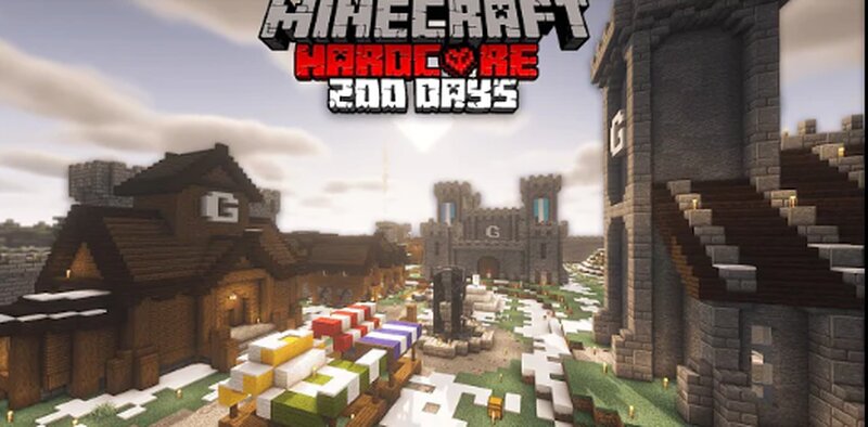 My 200 Days UHC Minecraft Map