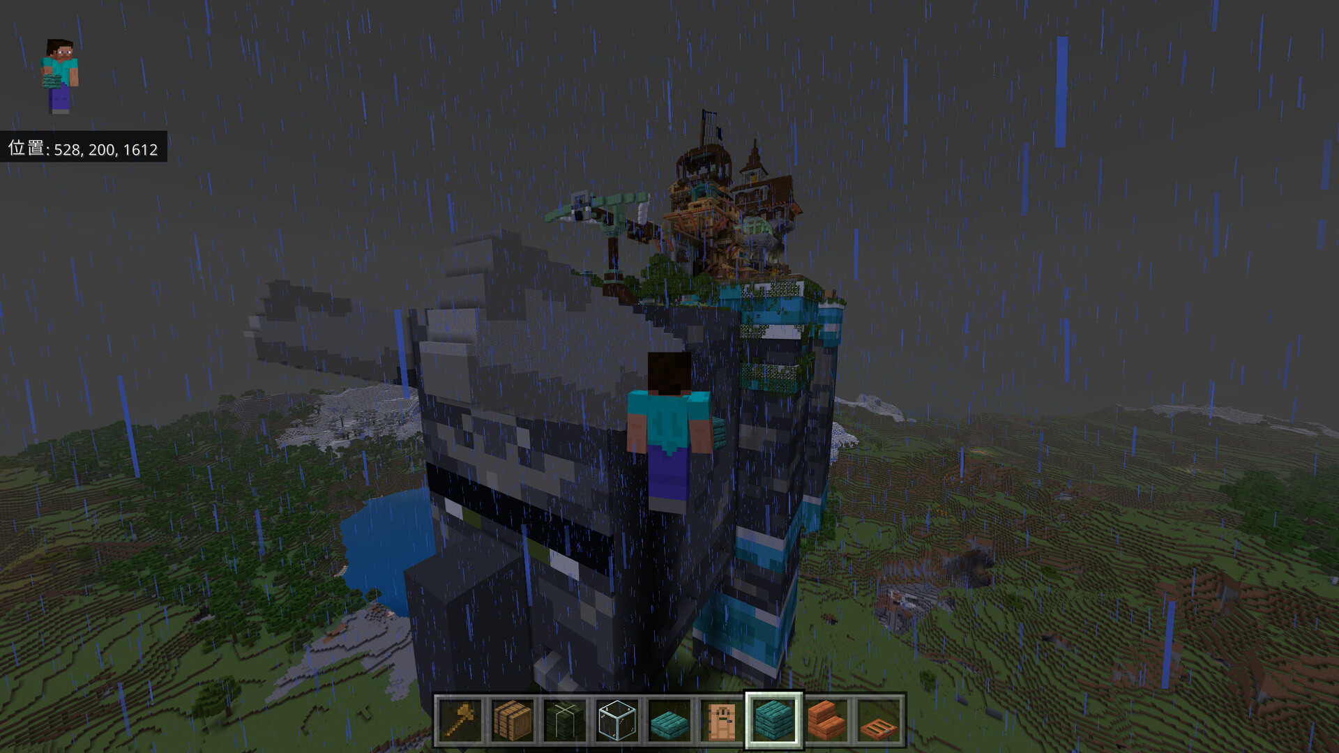 [map DL]Giant Ravager and outpost Minecraft Map