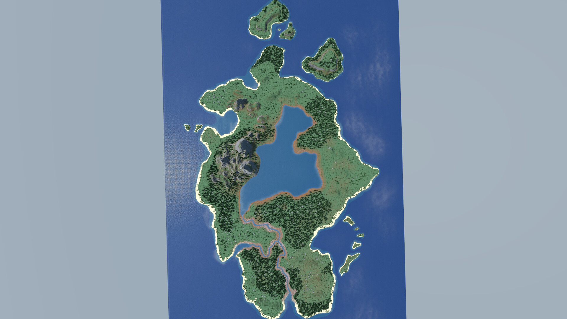 minecraft recreation of one of the maps of @sljtcartography Minecraft Map