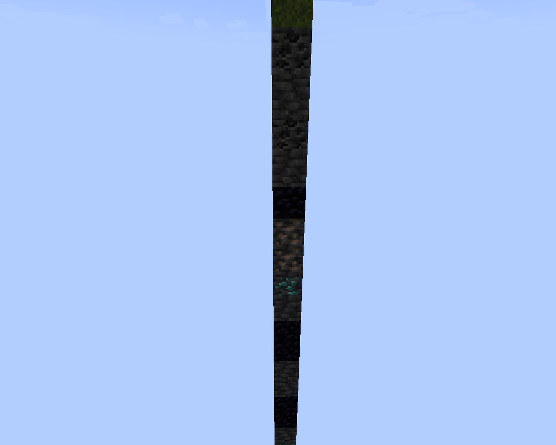 One Block Tower Challenge Minecraft Map