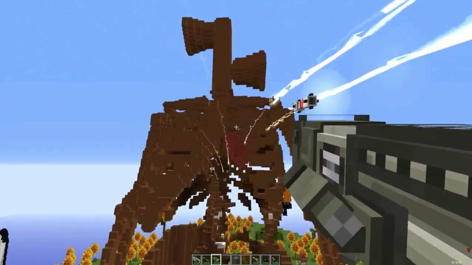 Plants Vs Zombies in MINECRAFT PVZ Minecraft Map