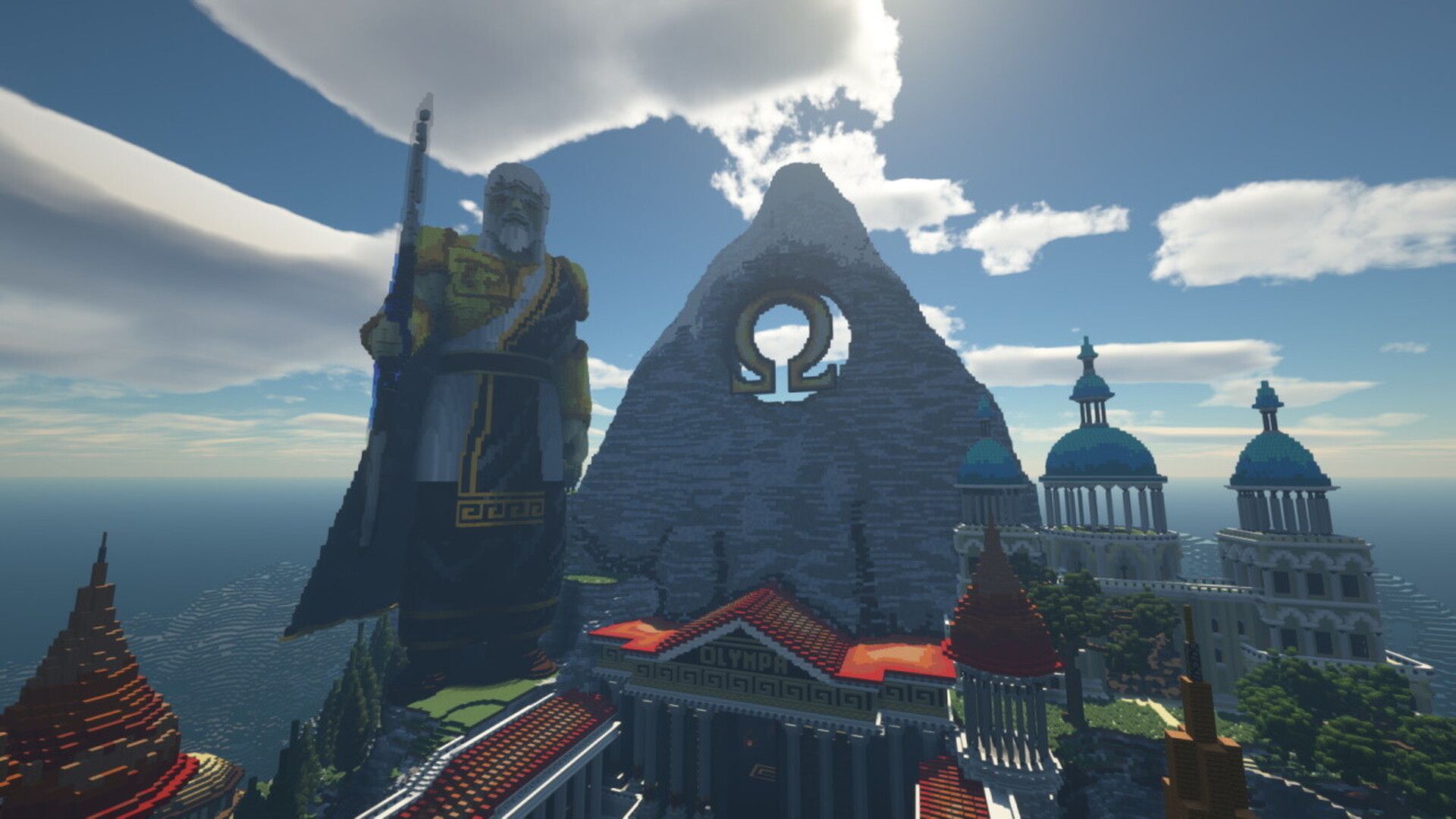 Olympus Hub Minecraft Map