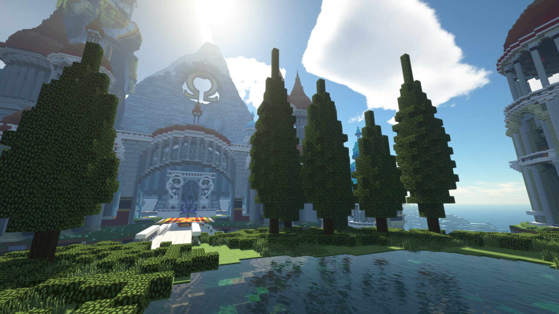 Olympus Hub Minecraft Map