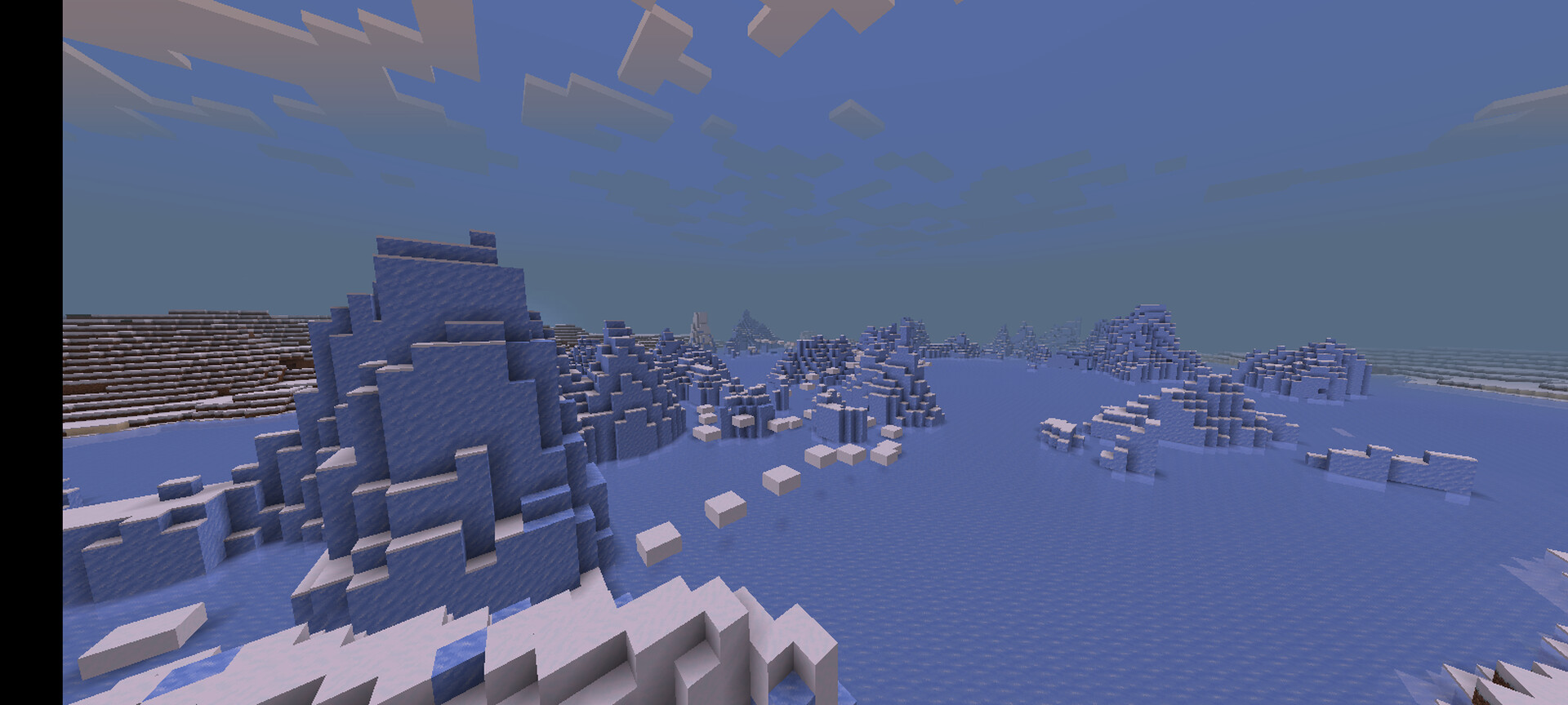 Snow Theme Speed Parkour Minecraft Map