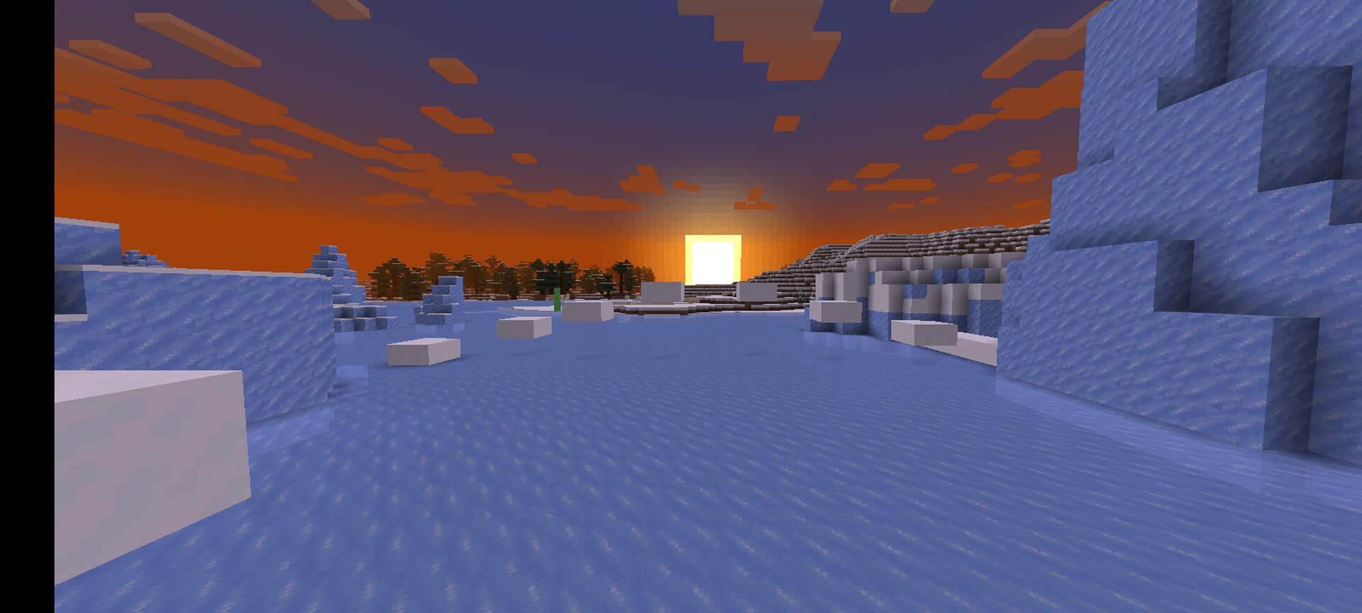 Snow Theme Speed Parkour Minecraft Map