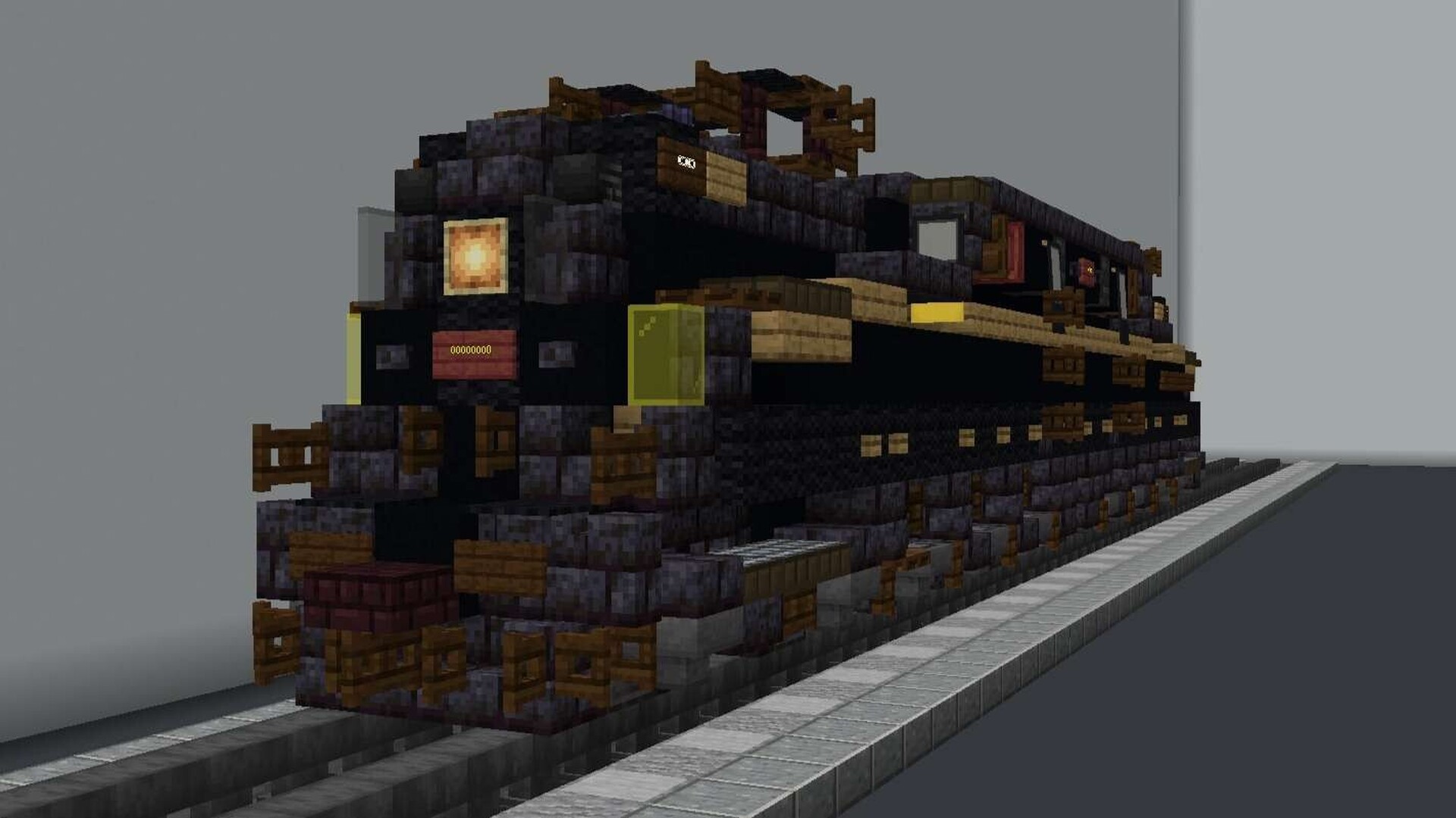 Minecraft Pennsylvania Railroad PRR GG1 Electric Locomotive Minecraft Map