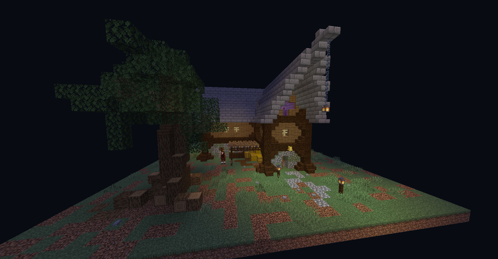 Small medieval cottage house Minecraft Map