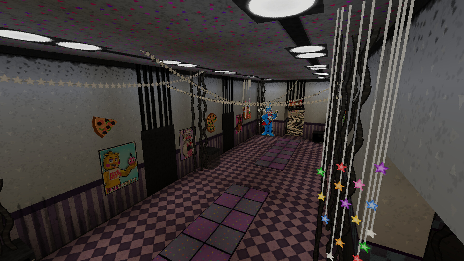 another FNAF fan game Five Night's At Freddy's 2 Open Source Minecraft Map
