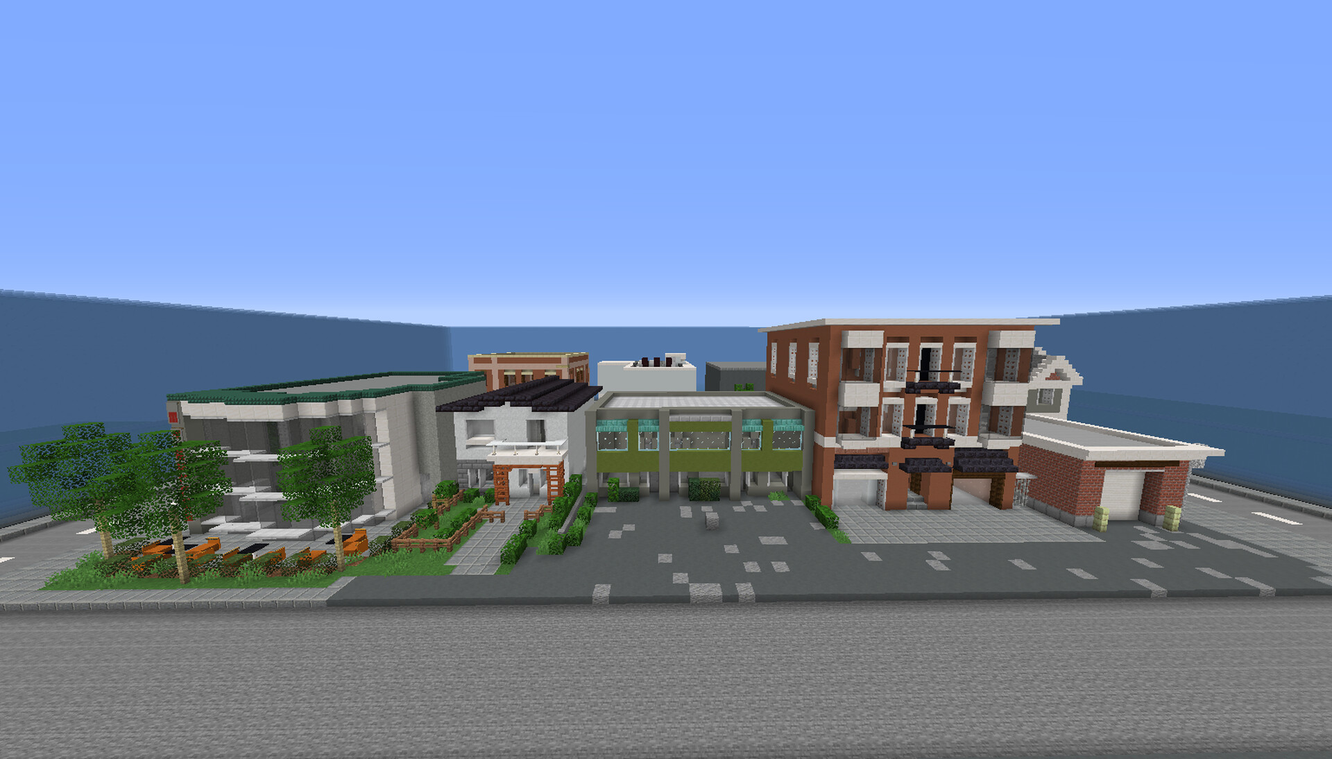 Part of Vancouver (not center) Minecraft Map