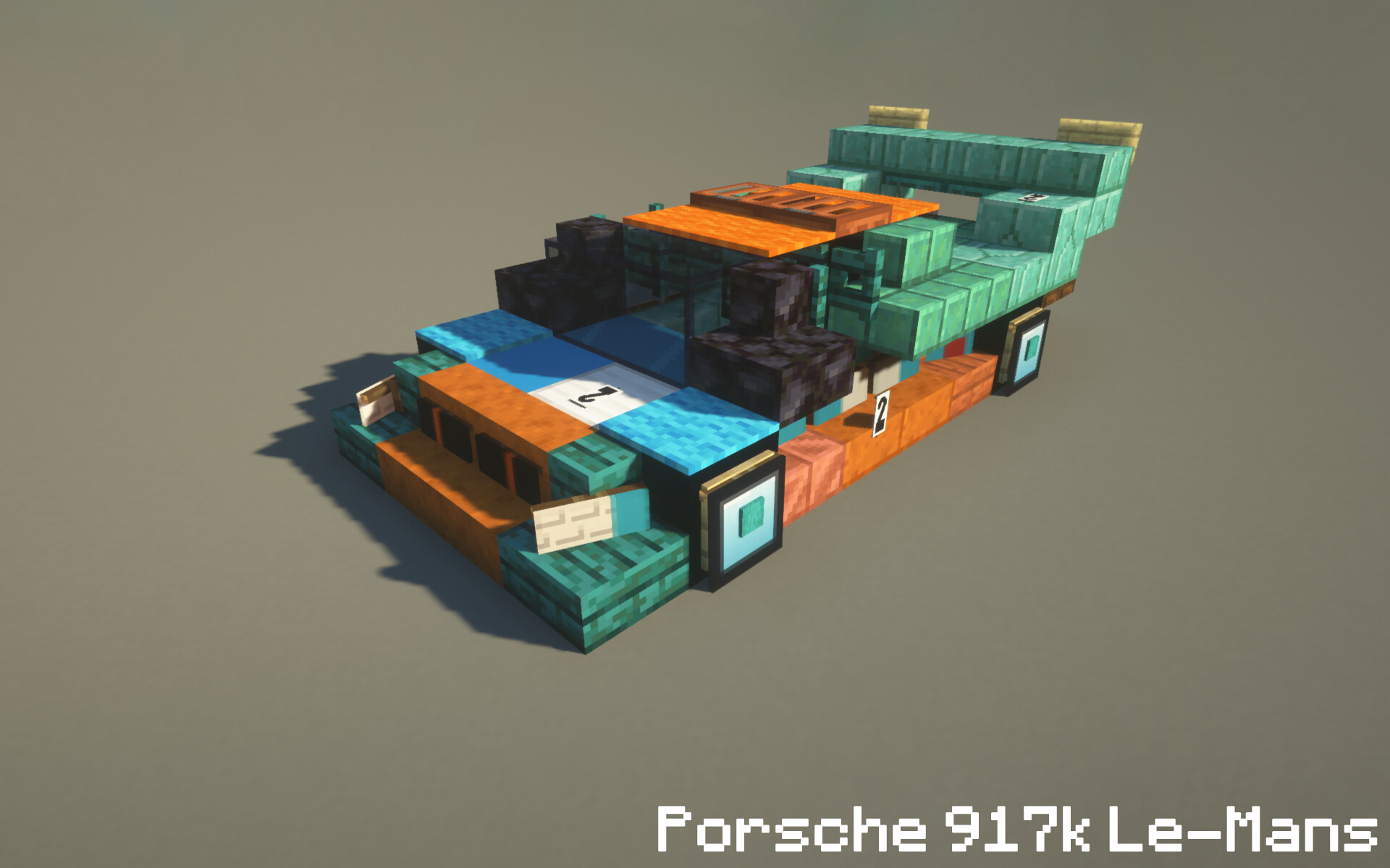 Porsche 917k Le-Mans Minecraft Map