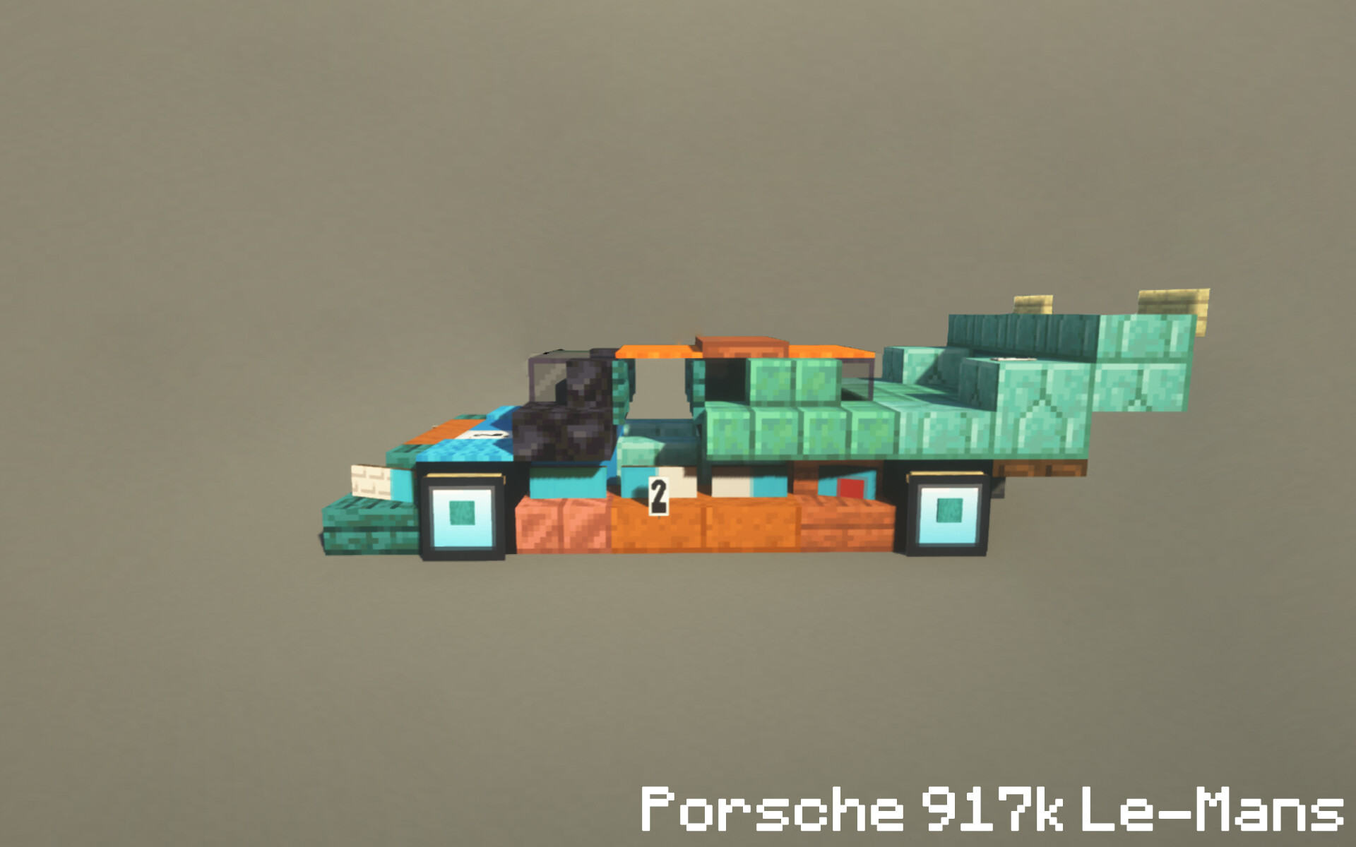 Porsche 917k Le-Mans Minecraft Map