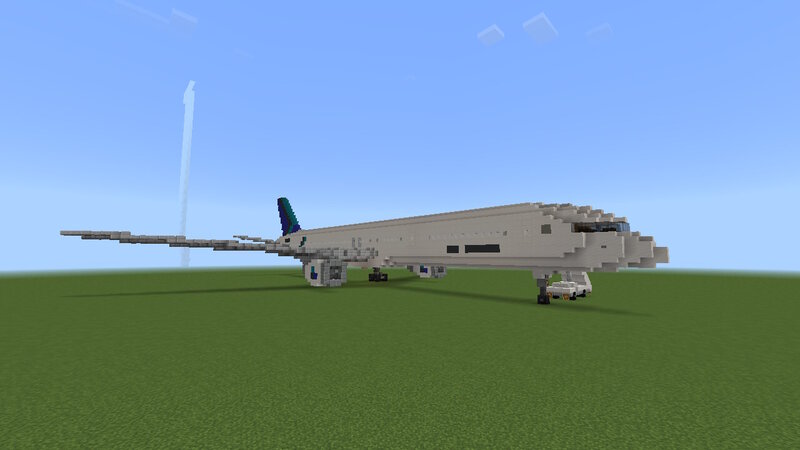 Boeing 757 replica (pratt & whitney) Minecraft Map